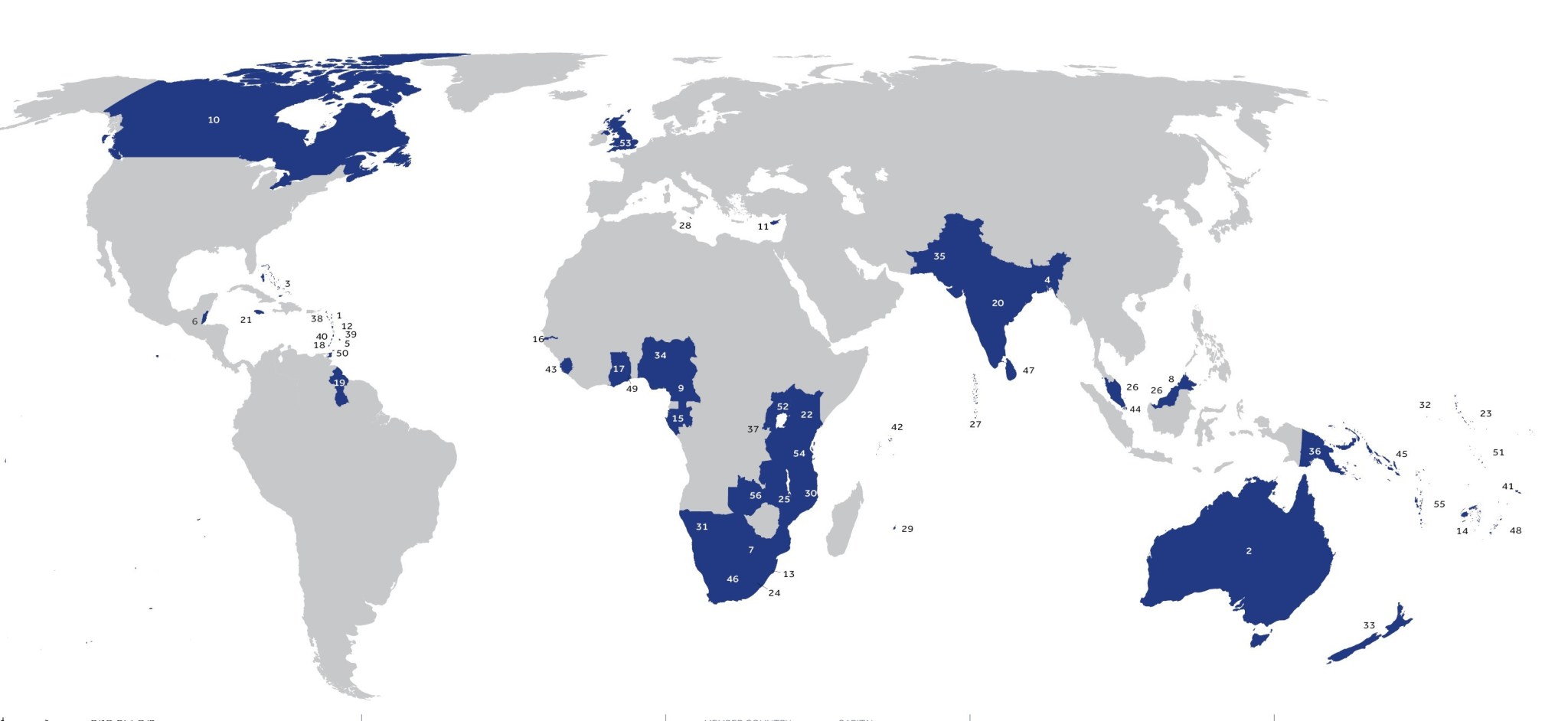 Member Countries of Commonwealth – COSW